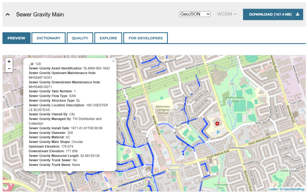 Updating our dataset page to better meet user needs - City of Toronto ...